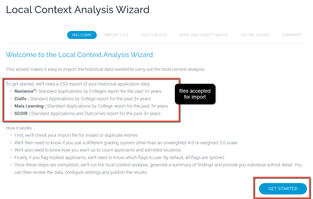 How To Import Data For Local Context (For High School Counselors ...