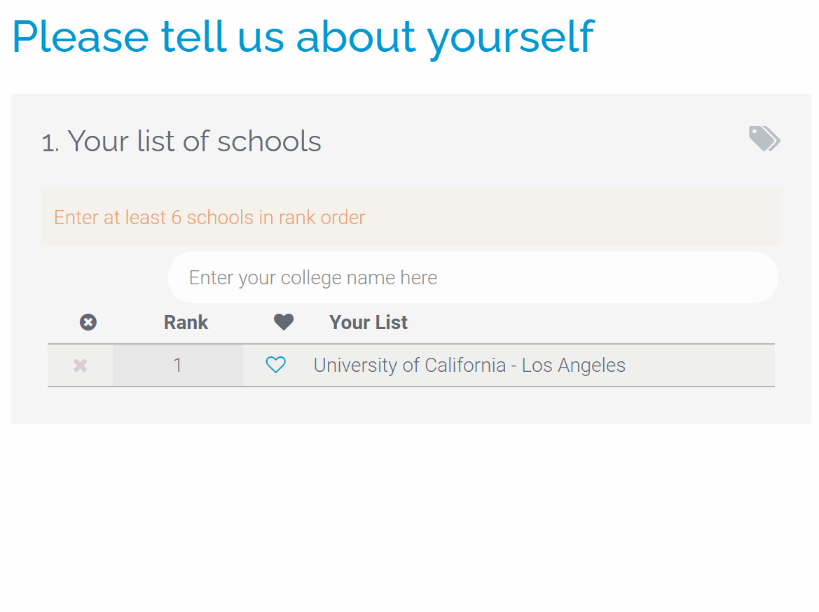 The School List – College Kickstart