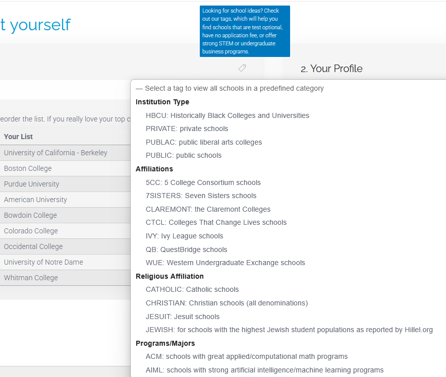 Tags: Shortcut For Adding Schools – College Kickstart